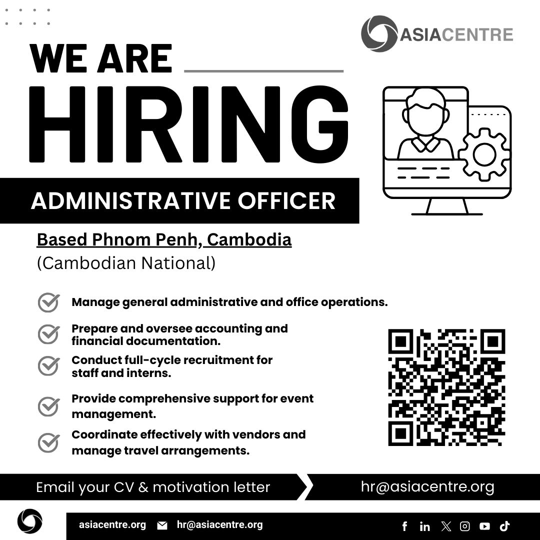 Administrative Officer (Cambodia) – Asia Centre